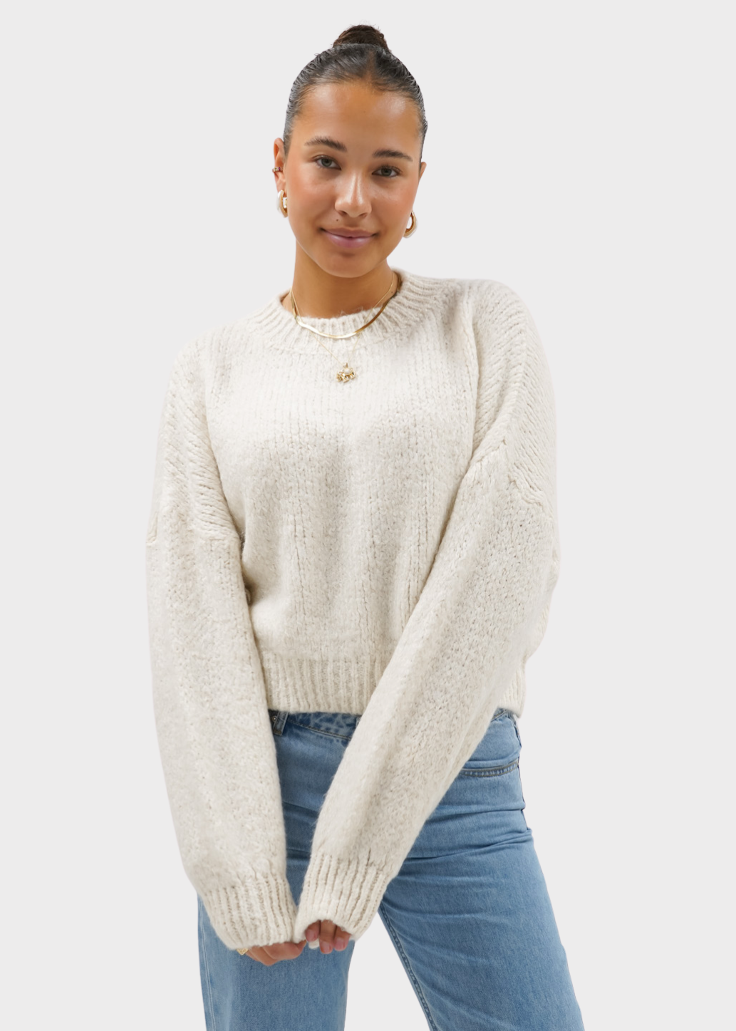 Tall knitted sweaters